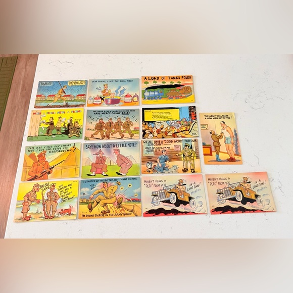 Curt Teich | Art | Vintage Military Curt Teich Wwii Postcard Never ...